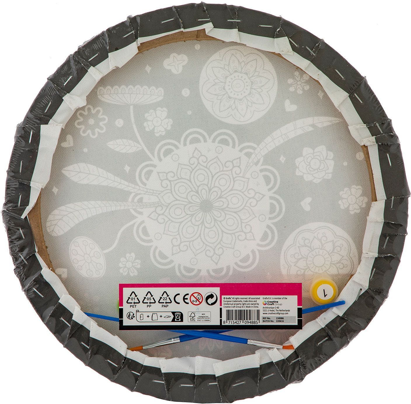 Комплект за рисуване по номера Grafix - Мандала | Ozone.bg