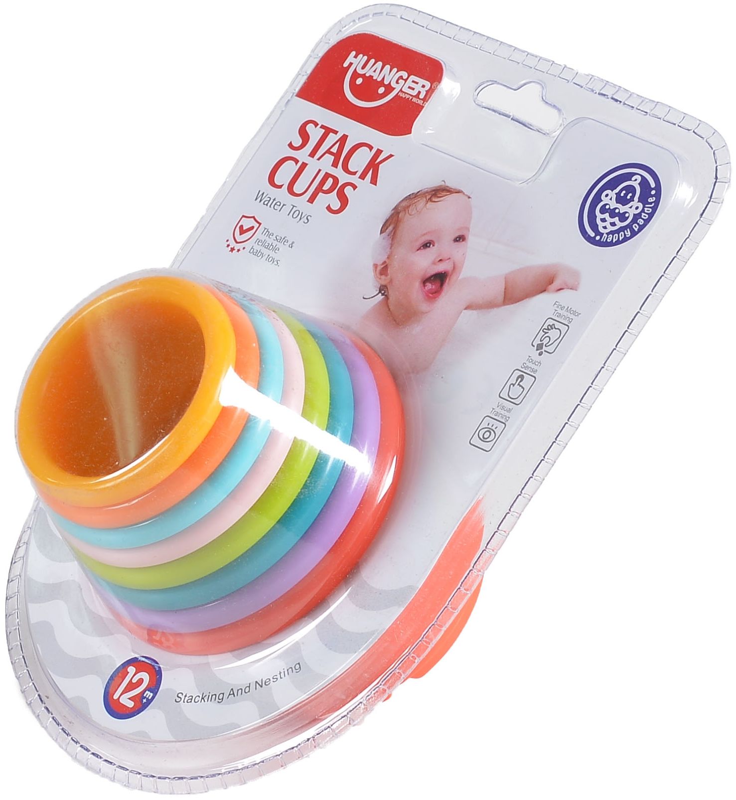 Комплект играчки за баня Huanger - Stack cups | Добра цена | Ozone.bg