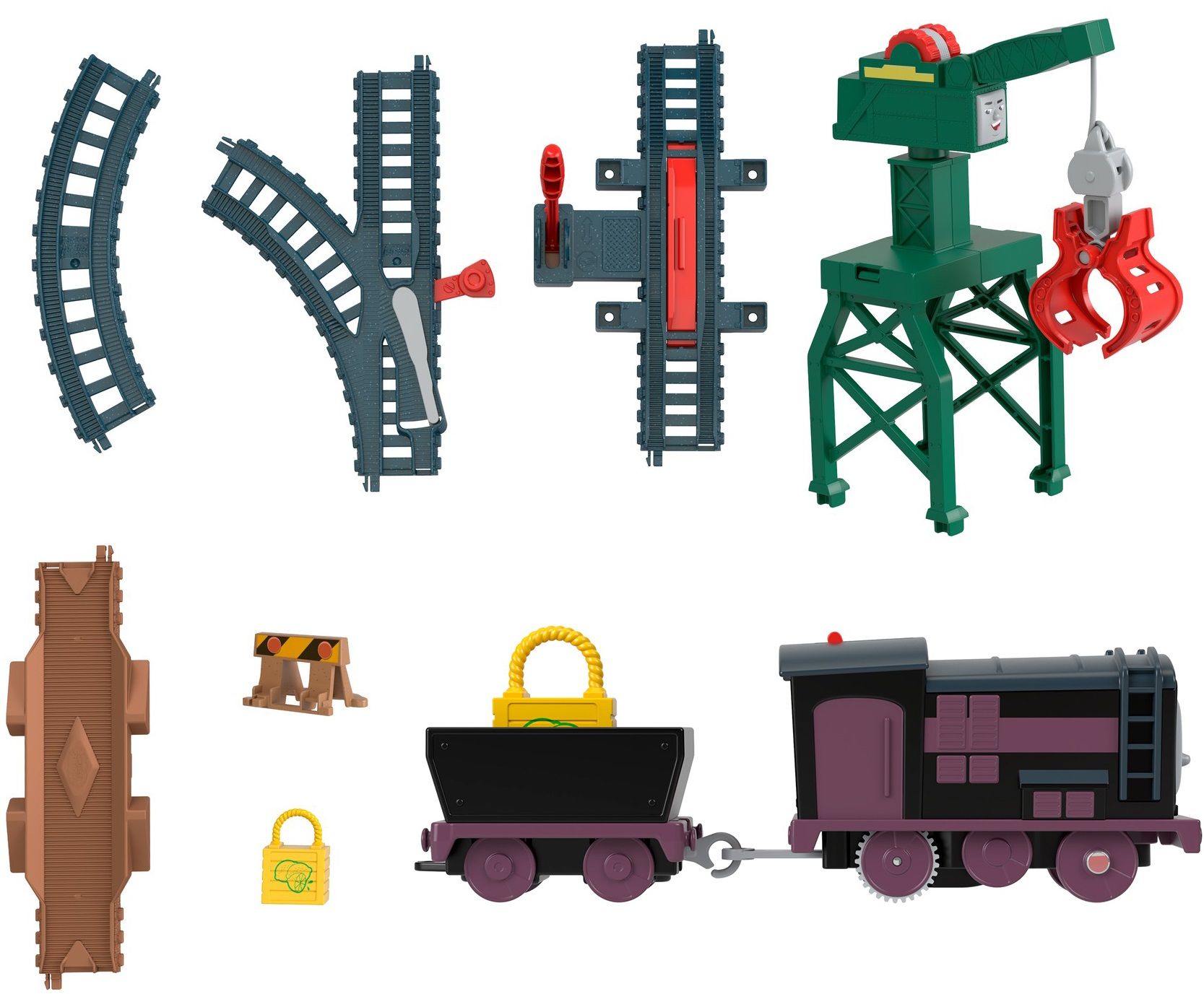 Комплект Fisher Price Thomas & Friends - Писта и локомотив Дизел ...