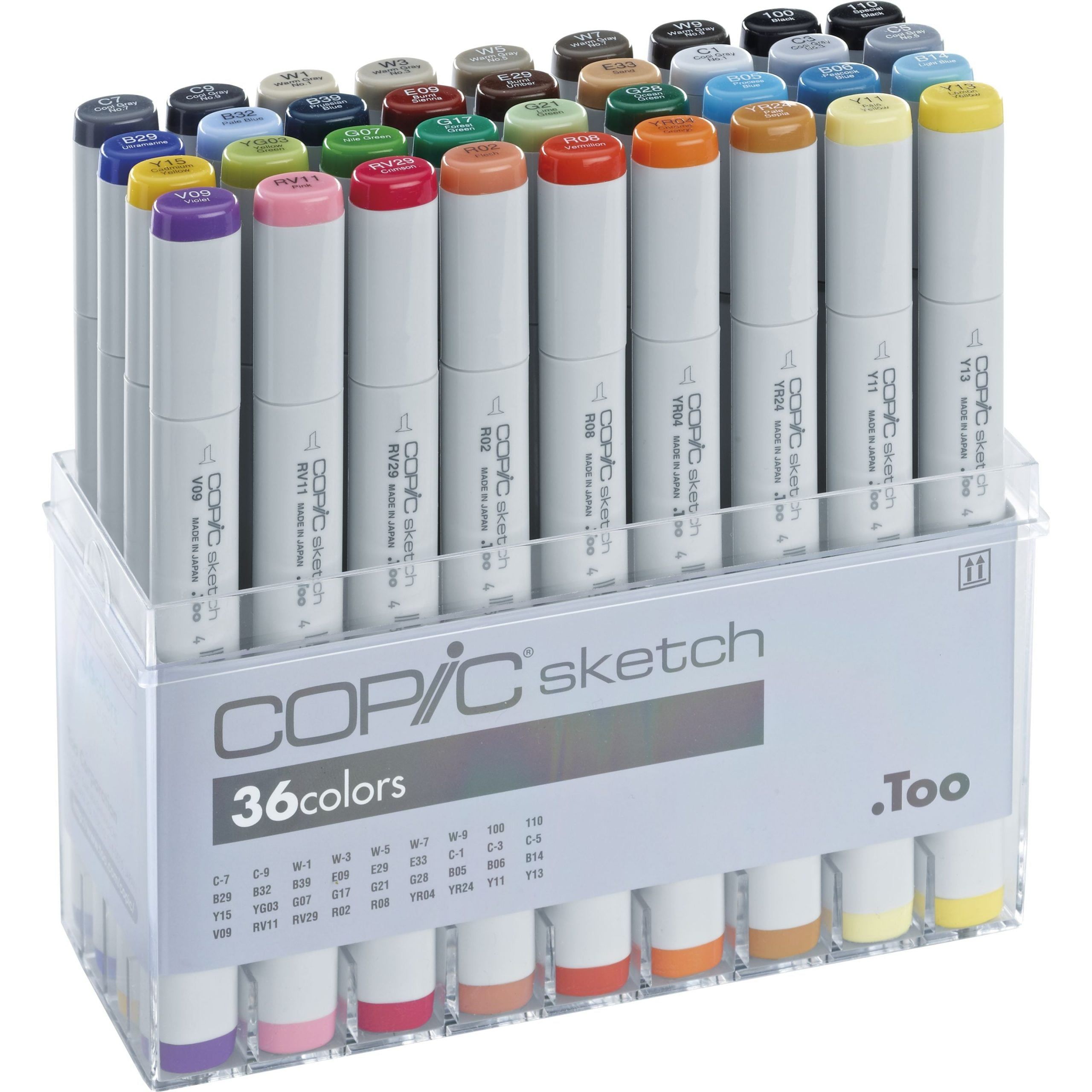 Комплект маркери Too Copic Sketch - 36 цвята | Ozone.bg