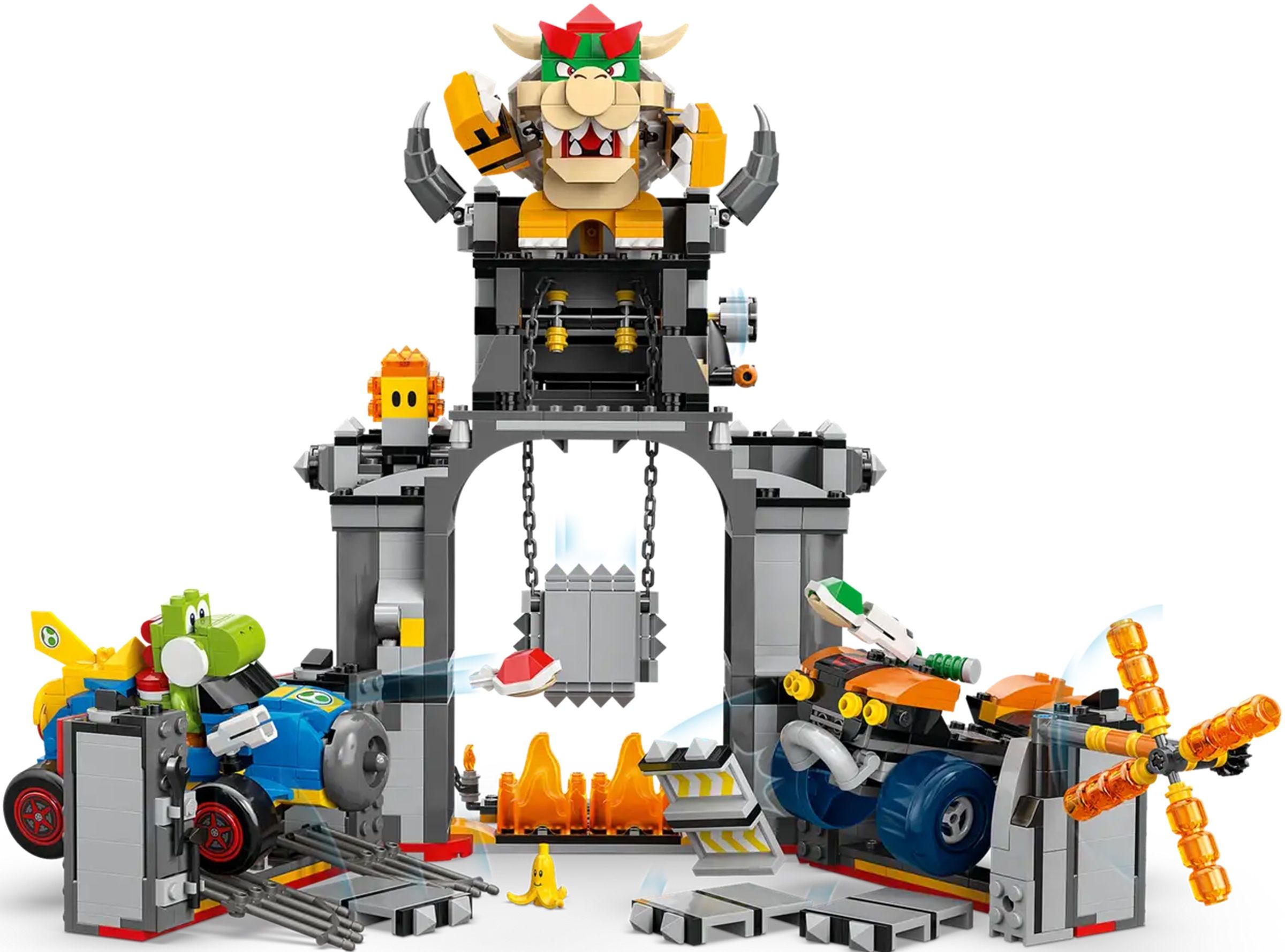 Конструктор LEGO Super Mario - Mario Kart, Замъкът на Bowser (72039 ...