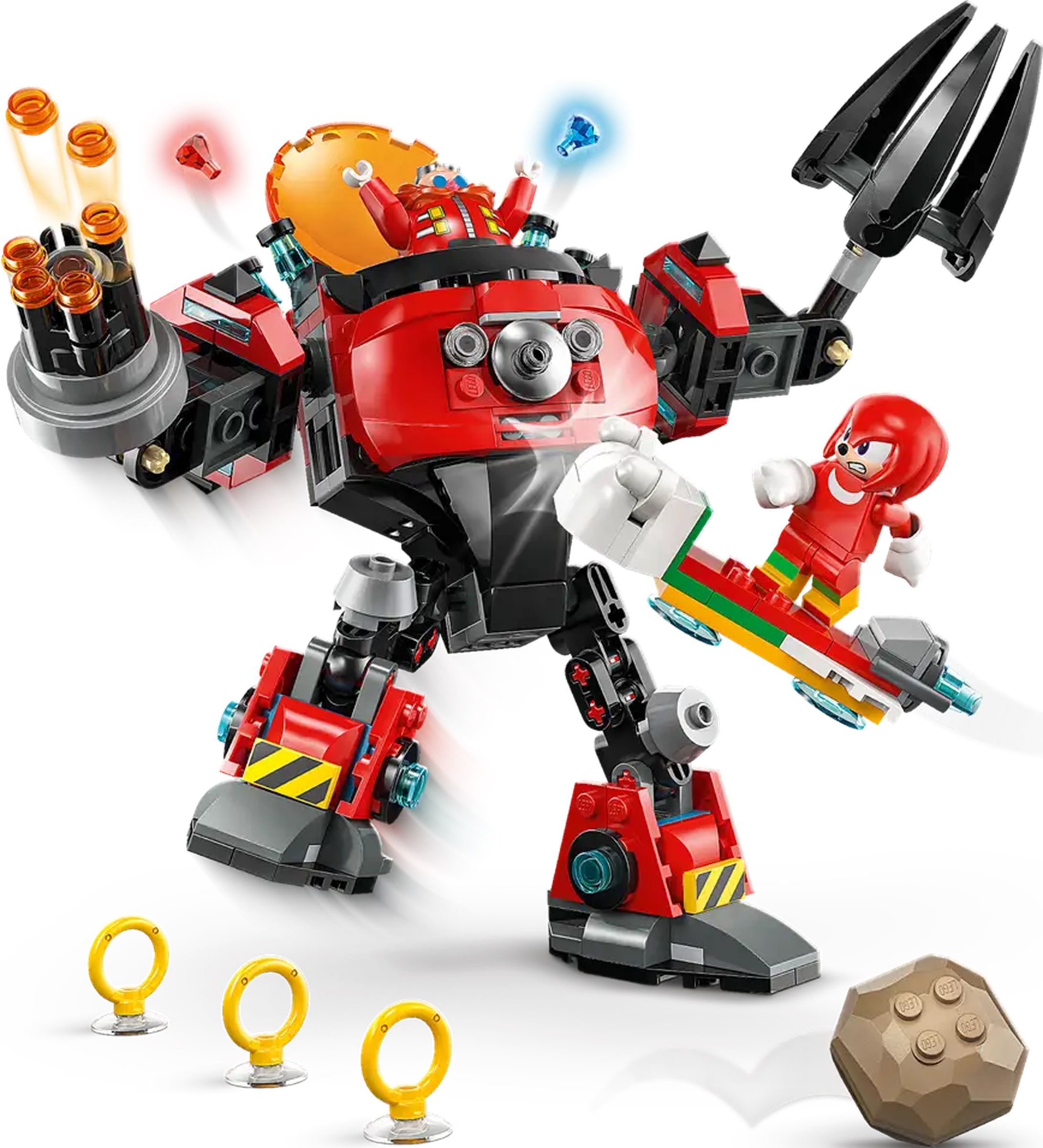Конструктор LEGO Sonic - Knuckles срещу робот Dr. Eggman Egg Crusher ...