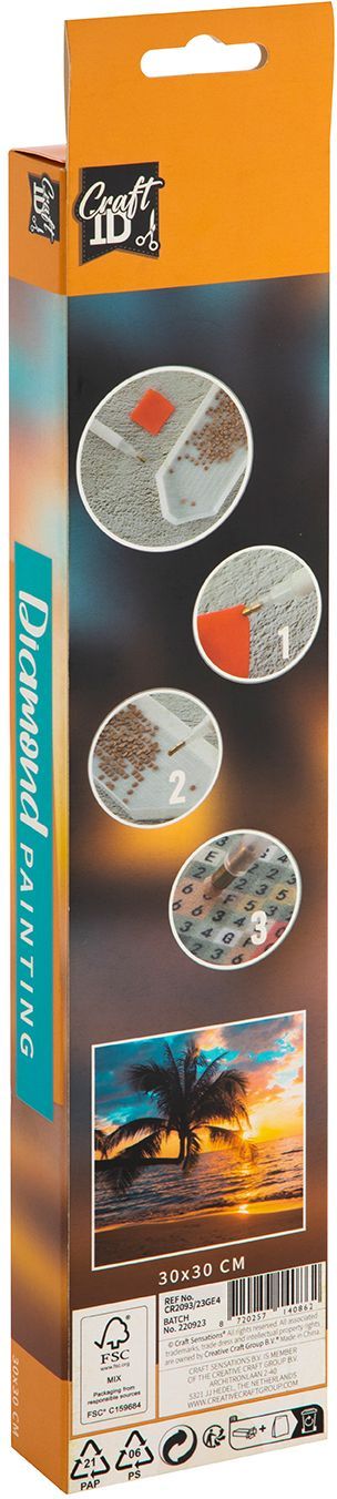 Комплект за рисуване с мъниста Grafix - Залез | Ozone.bg