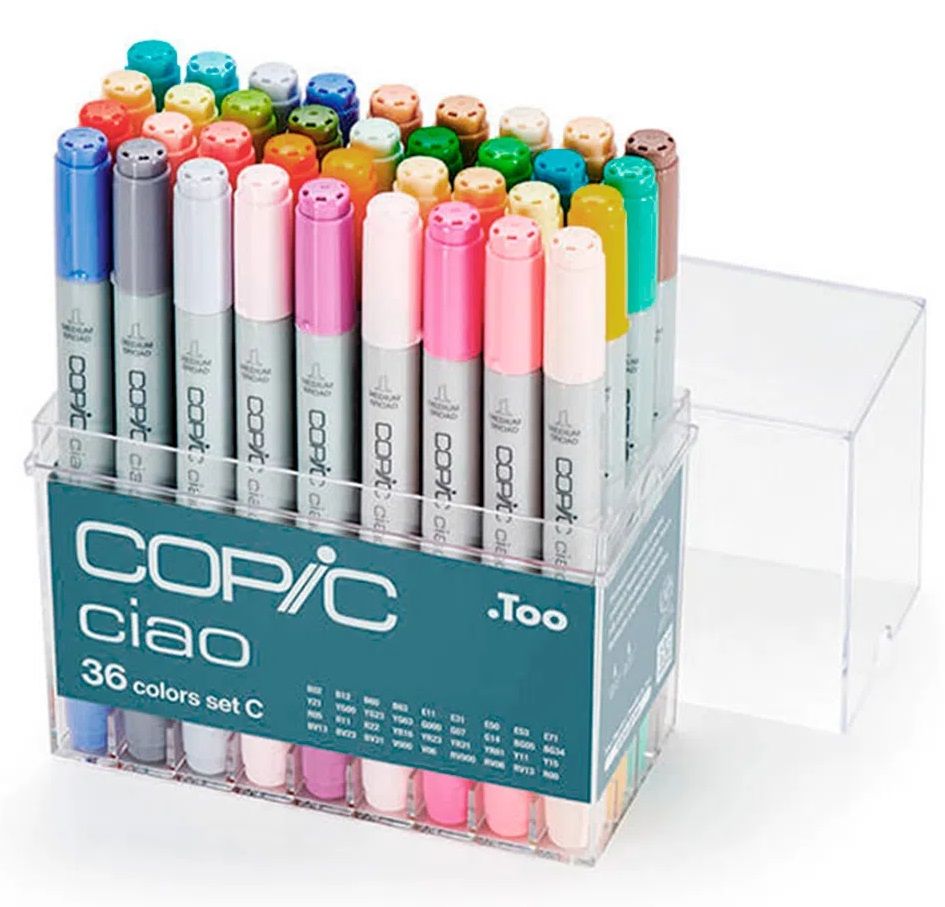 Комплект маркери Too Copic Ciao - Set C, 36 цвята | Ozone.bg
