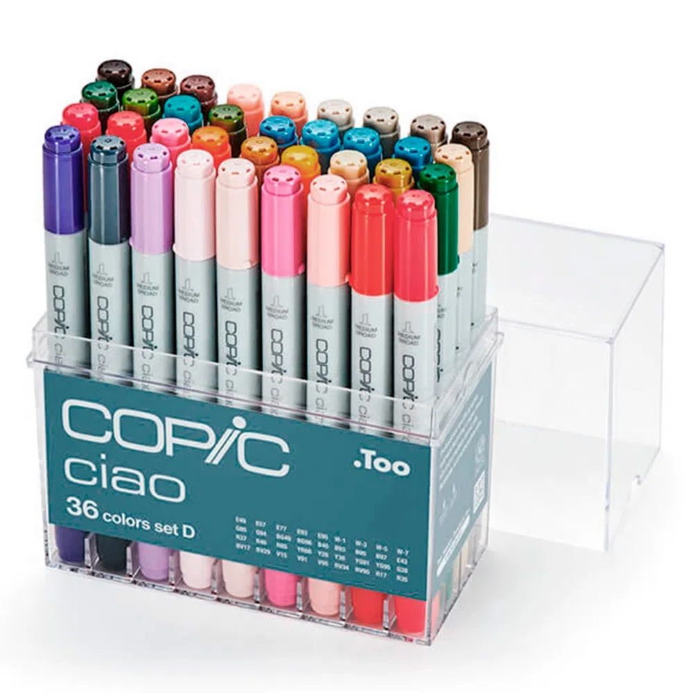 Комплект маркери Too Copic Ciao - Set D, 36 цвята | Ozone.bg
