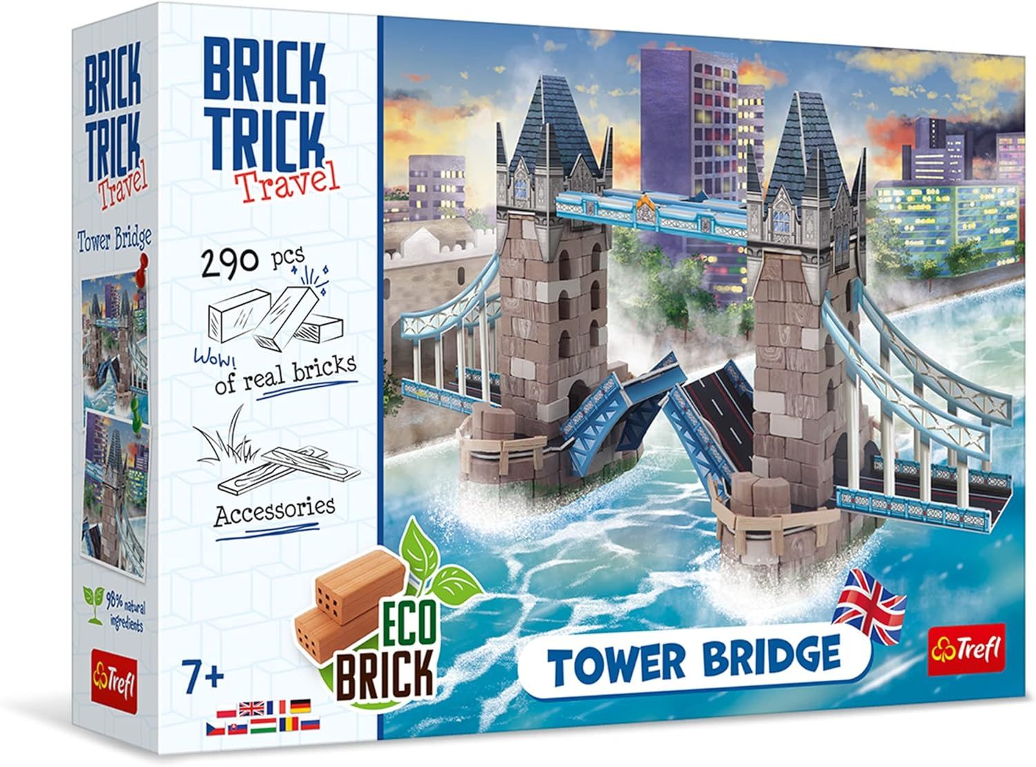 Конструктор Trefl Brick Trick Travel - Тауър Бридж | Ozone.bg