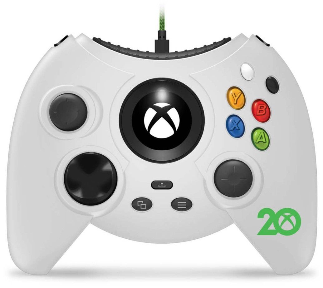 Контролер Hyperkin - Duke, Xbox 20th Anniversary Limited Edition, бял ...