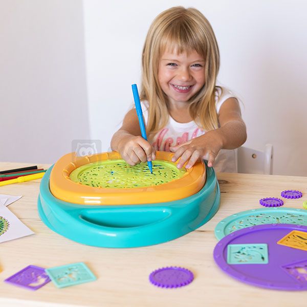 Комплект за рисуване Еurekakids - Магическа мандала, 26 части | Отлична ...