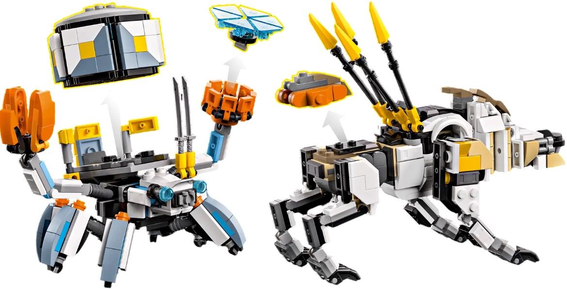 Конструктор LEGO Horizon - Aloy и Varl срещу Shell-Walker и Sawtooth ...