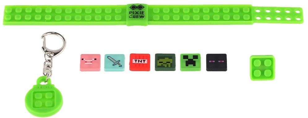 Комплект гривна с ключодържател и пинче Pixie Crew - Minecraft | Ozone.bg