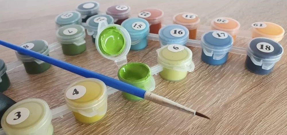 Комплект за рисуване по номера Magicart Слънчева невеста по оригинал