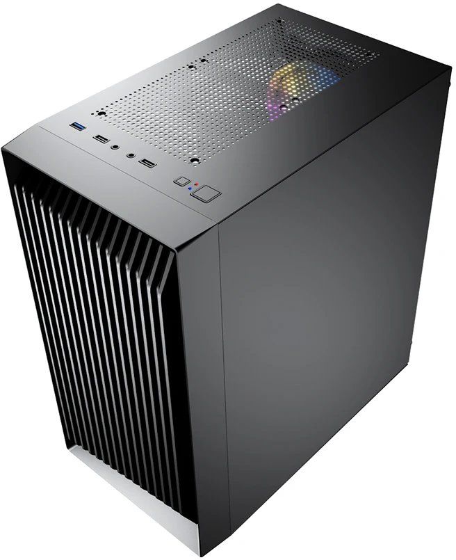 Кутия 1stPlayer - BS-2, mini tower, черна/прозрачна | Ozone.bg