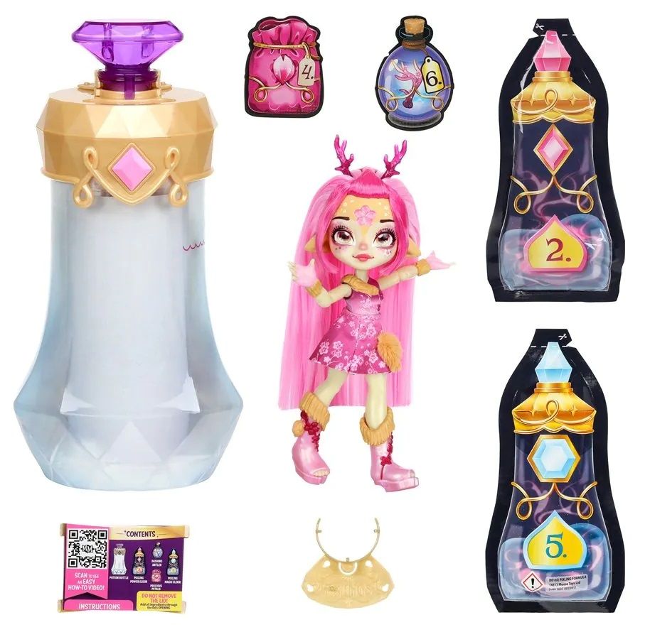 Кукла с магическо появяване Moose - Magic Mixies Pixlings, Pink ...