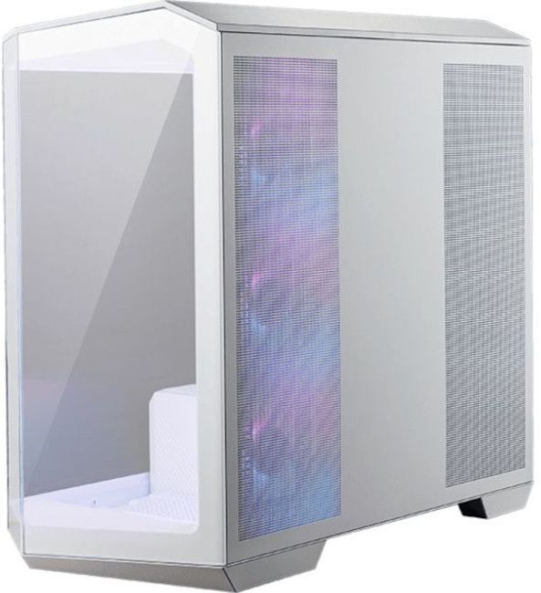 Кутия MSI - MAG PANO M100R PZ WHITE, micro tower, бяла/прозрачна | Ozone.bg