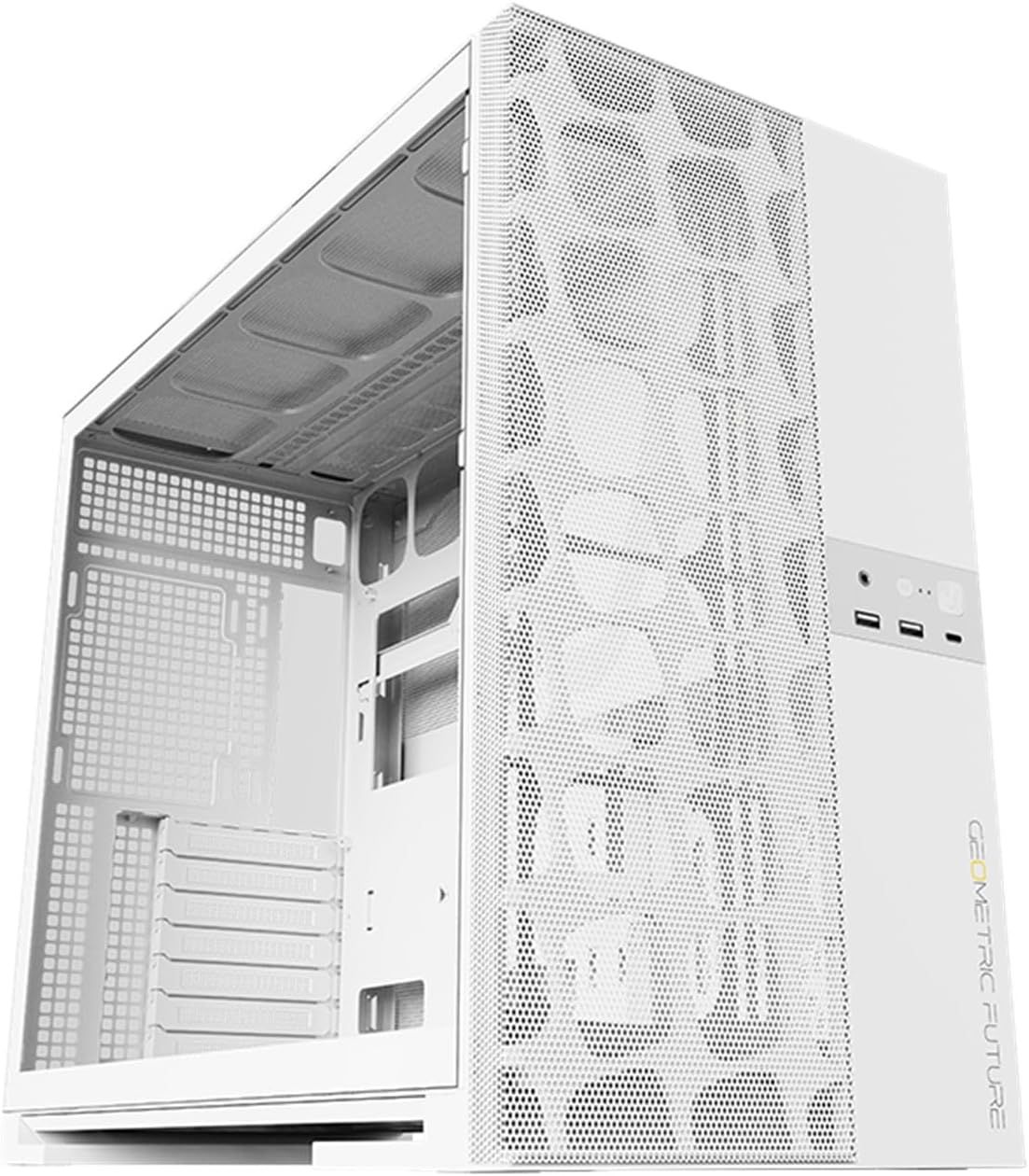 Кутия Geometric Future - Model 5 Vent, mid tower, бяла | Ozone.bg