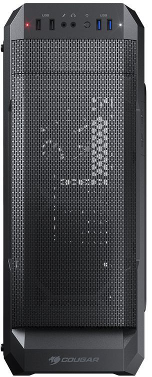 Кутия COUGAR - MX331 Mesh, mid tower, черна/прозрачна | Ozone.bg