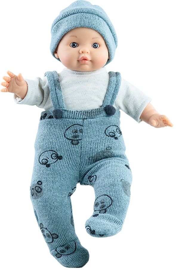 Кукла-бебе Paola Reina Andy Primavera - Анди, с ританки-гащеризонче, 32 ...