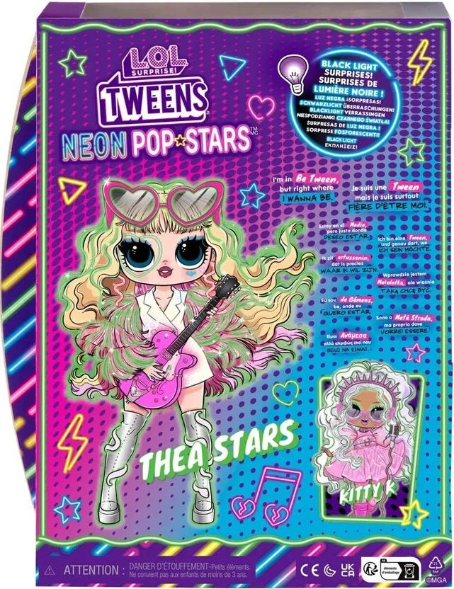 Кукла MGA Entertainment Surprise Tweens Neon Pop Stars - Теа Старс ...