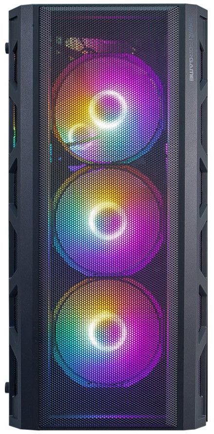 Кутия 1stPlayer - Firebase XP-E RGB, mid tower, черна/прозрачна | Ozone.bg