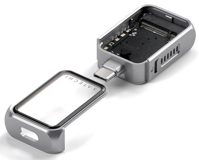 Кутия за SSD Satechi - Mini NVMe SSD Enclosure, USB-C, Space Gray ...