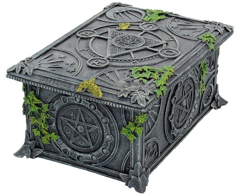 Кутия за таро Nemesis Now Adult: Gothic - Wiccan Pentagram, 17.5 cm ...