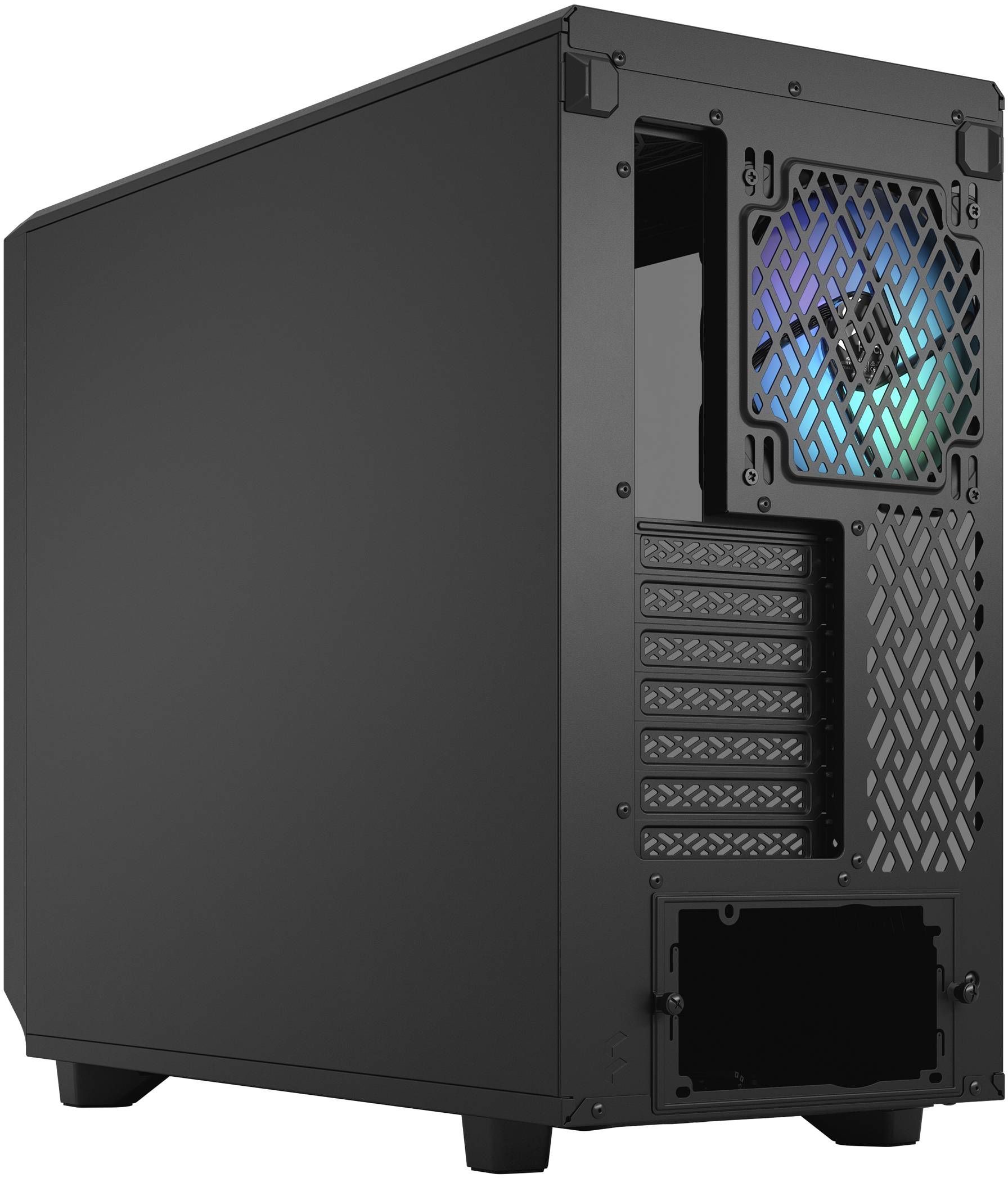 Кутия Fractal Design - Meshify 2 Lite RGB, mid tower, черна/прозрачна ...