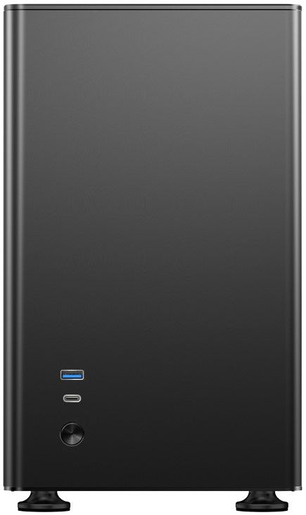 Кутия Jonsbo - A4, mini tower, черна/прозрачна | Ozone.bg