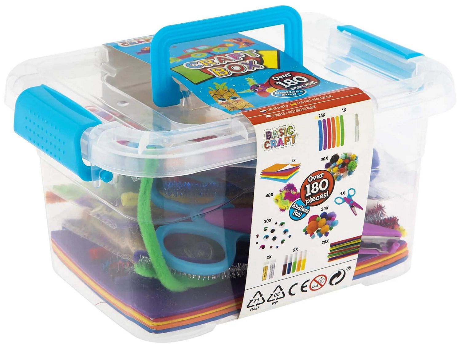 Кутия с творчески материали Moxy - Над 180 броя | Ozone.bg