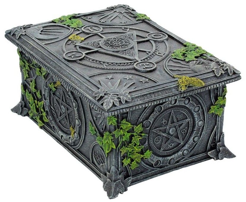 Кутия за таро Nemesis Now Adult: Gothic - Wiccan Pentagram, 17.5 cm ...