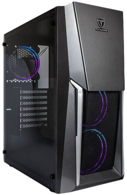 Кутия TrendSonic - Pioneer FC-PI07A-S, mid tower, черна/прозрачна ...