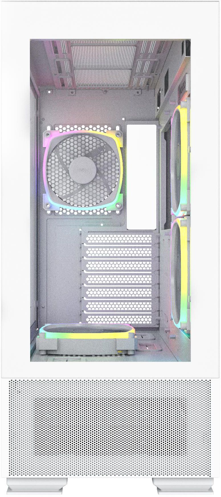 Кутия MONTECH - Sky Two ARGB, mid tower, бяла/прозрачна | Ozone.bg