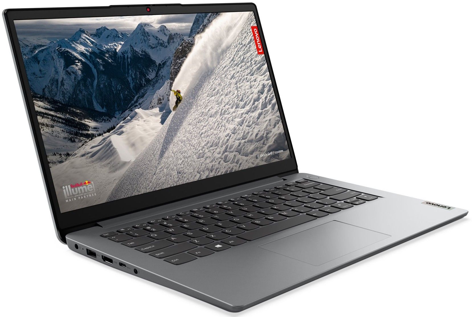 Лаптоп Lenovo - IdeaPad 1 14IGL7, 14'', FHD, N4500, 4GB/128GB, Arctic Grey | Ozone.bg