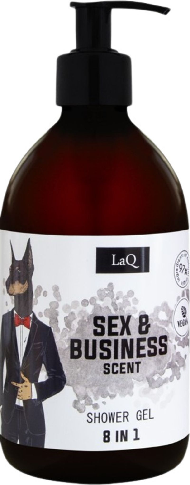 LaQ Not So Serious Душ гел 8 в 1 Doberman, 500 ml | Ozone.bg