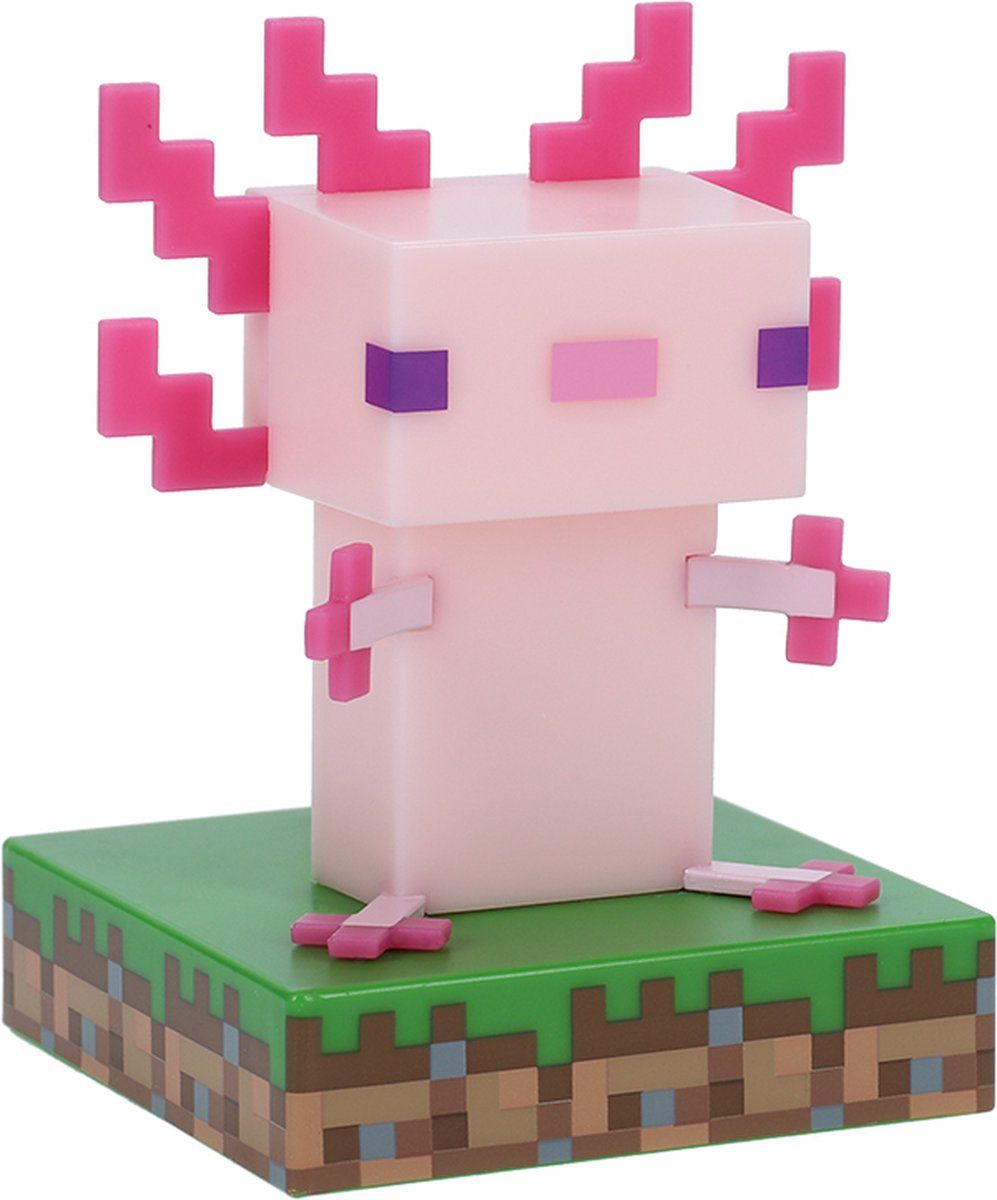 Лампа Paladone Games: Minecraft - Axolotl Icon | Ozone.bg