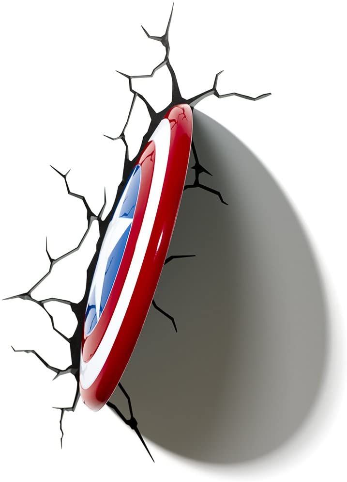 Лампа 3DLightFX Marvel: Captain America - Shield | Ozone.bg