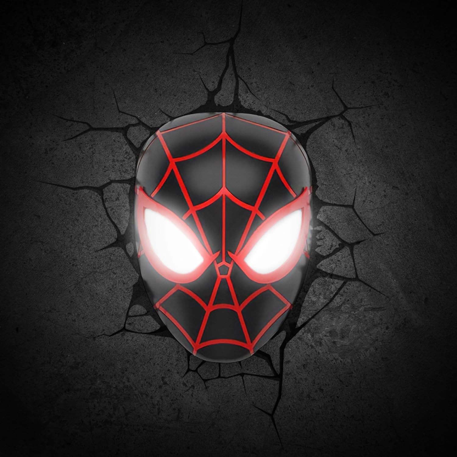 Лампа 3DLightFX Marvel: Spider-man - Miles Morales Face | Ozone.bg