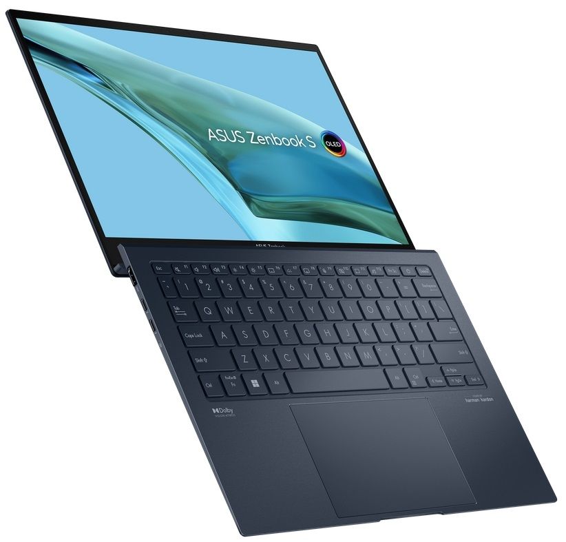 Лаптоп ASUS - Zenbook S OLED UX5304VA, 13.3'', 2.8K, i7, Basalt Grey ...