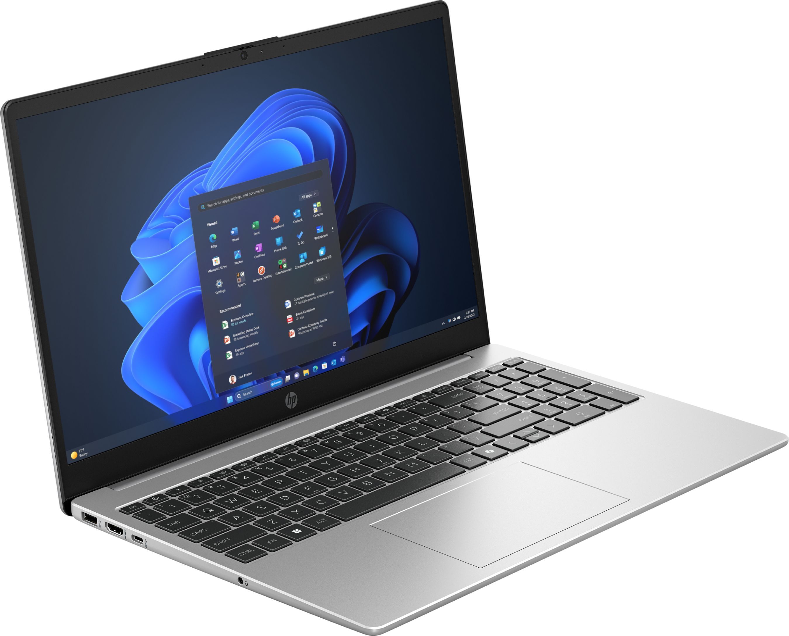 Лаптоп HP - 250R G10, 15.6'', FHD, Core 3, 8GB/512GB, сребрист | Ozone.bg