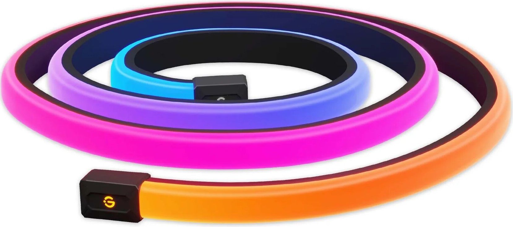 LED лента Govee - RGBIC Neon Rope Light for desks, 3 m, многоцветна ...