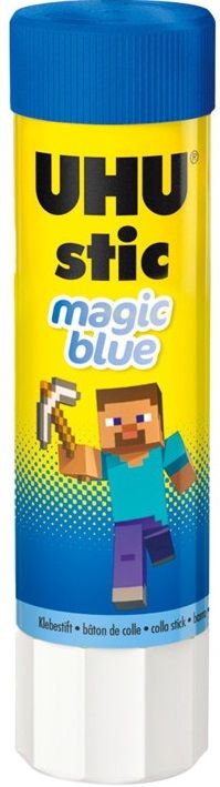 Лепило стик Uhu - Magic Blue BTS Minecraft, 8.2 g, асортимент | Ozone.bg
