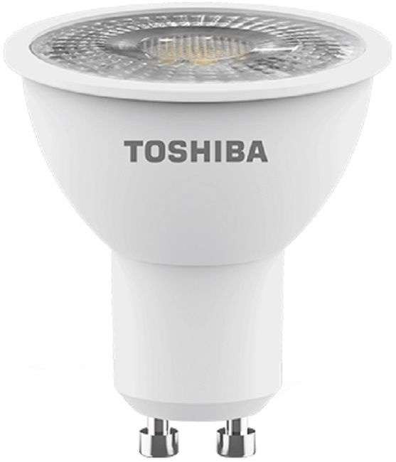 LED крушка за луна Toshiba - GU10, 4=50W, 345 lm, 4000K | Ozone.bg