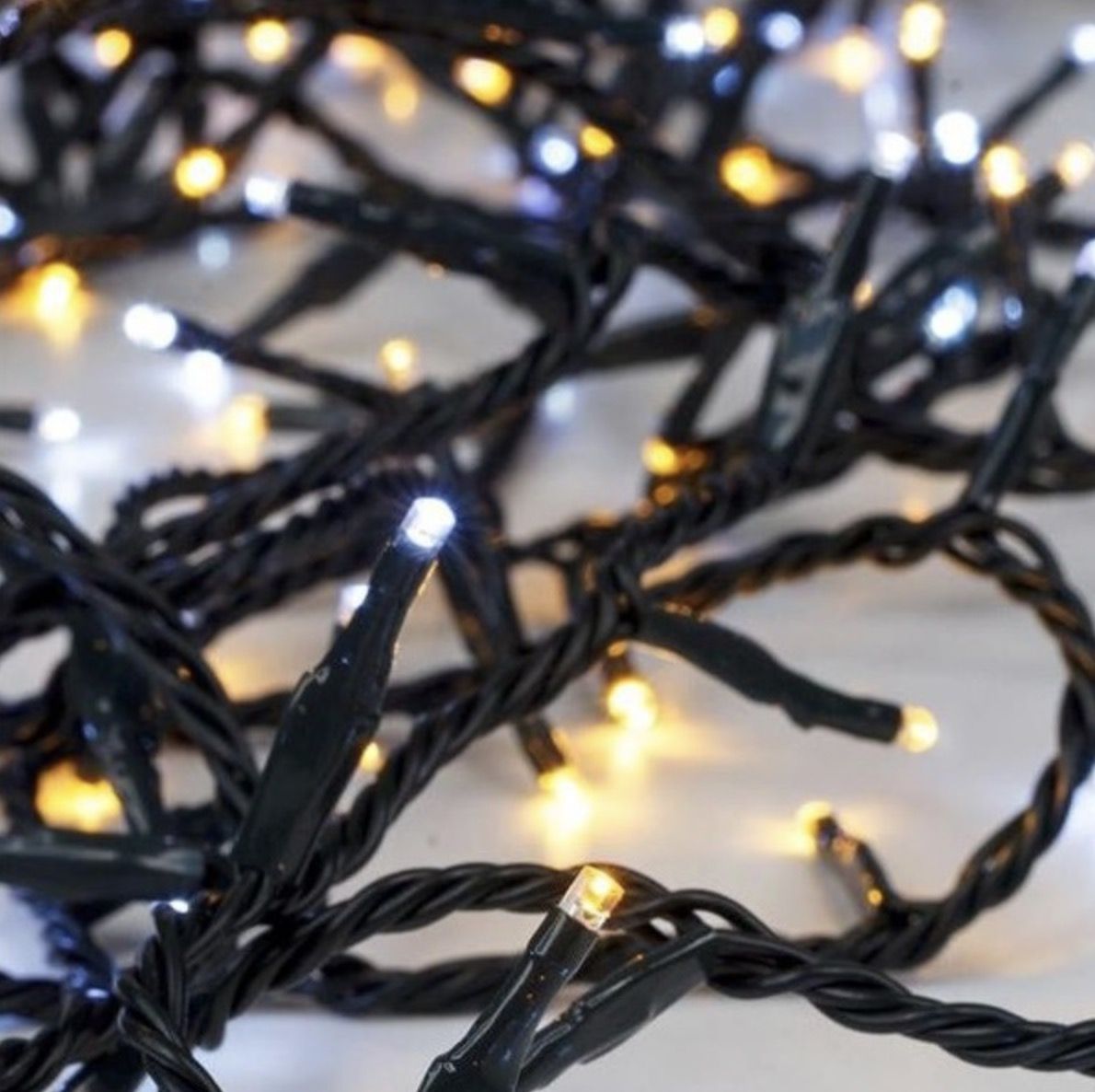 LED Лампички Eurolamp - Line, 200 броя, IP44, 31V, 6 W, 13.15 m, бели и ...