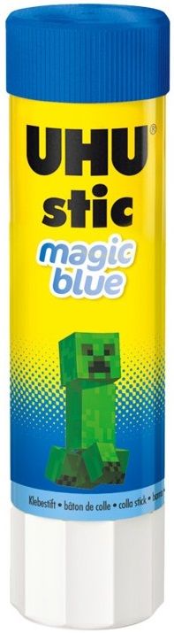 Лепило стик Uhu - Magic Blue BTS Minecraft, 8.2 g, асортимент | Ozone.bg