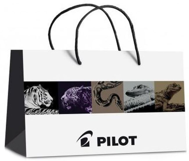 Луксозна химикалка Pilot MR Wildness - Python, сребриста | Ozone.bg