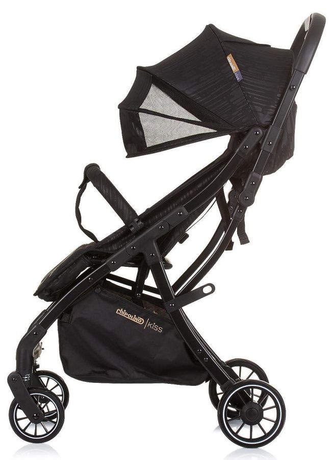 Лятна количка с автоматично сгъване Chipolino - Kiss, обсидиан | Добра ...