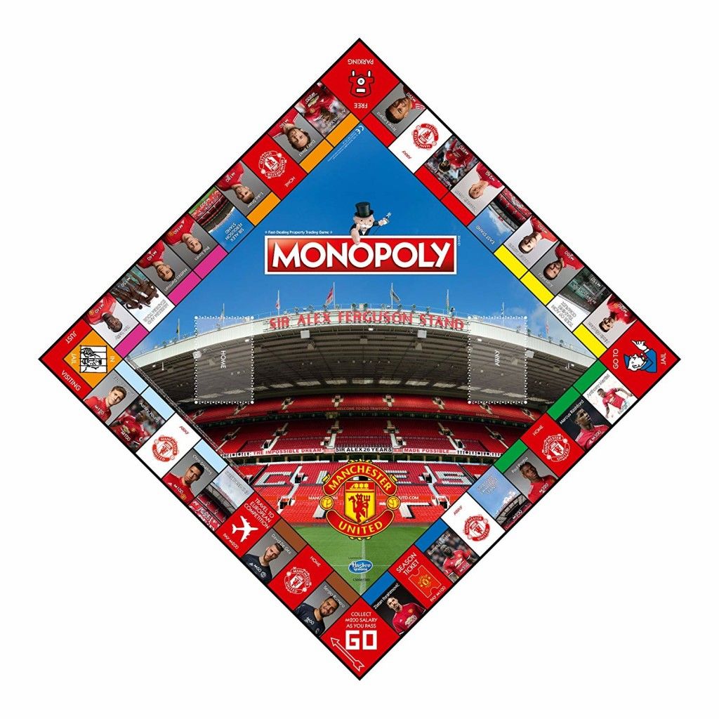 Настолна игра Hasbro Monopoly - Manchester United | Ozone.bg