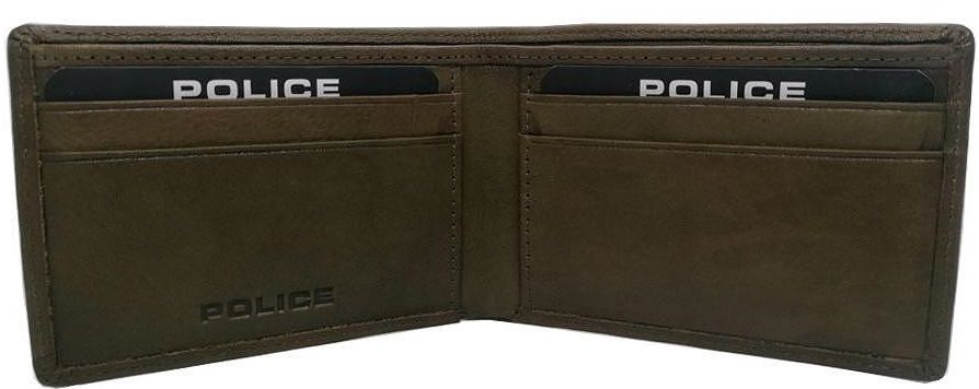 Мъжки портфейл Police - Spike, цвят каки | Ozone.bg
