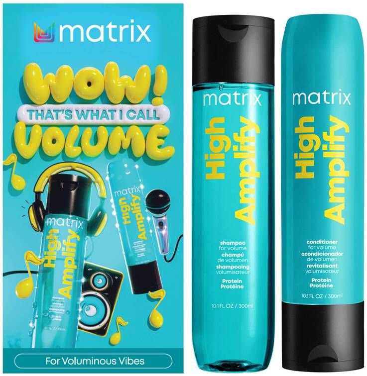 Matrix High Amplify Комплект Holiday Box - Шампоан и Балсам, 2 х 300 ml ...