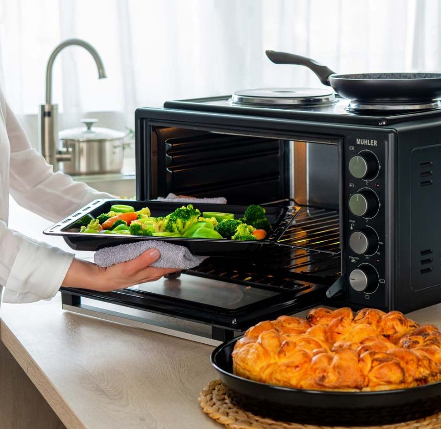 Малка готварска печка Muhler - MC-4522, 3500W, 45 l, черна | Ozone.bg