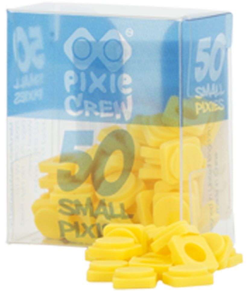 Малки силиконови пиксели Pixie Crew - Жълти, 50 броя | Ozone.bg